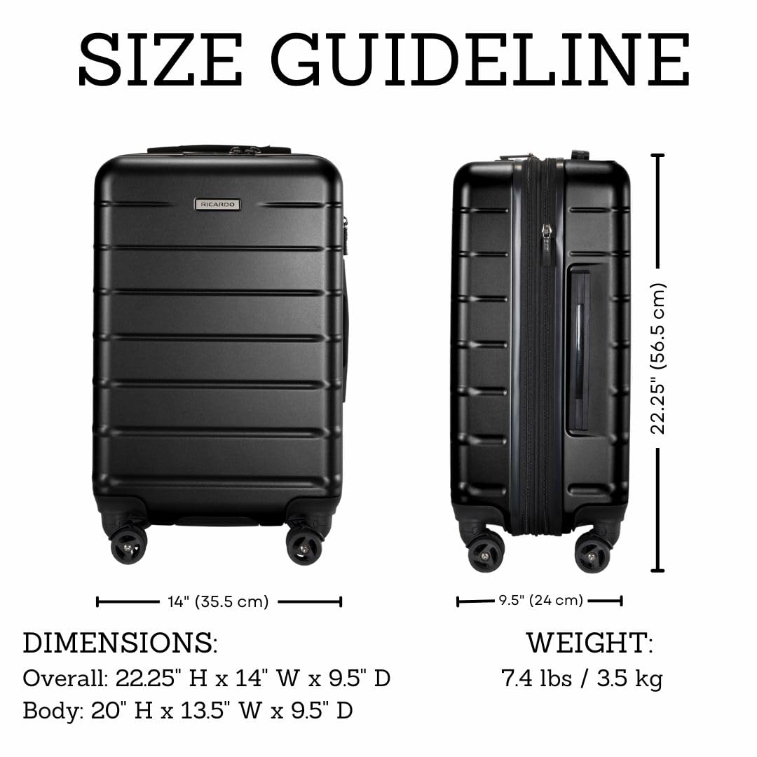 Ricardo Beverly Hills Cambria Hardside Expandable Luggage with TSA Loc ...