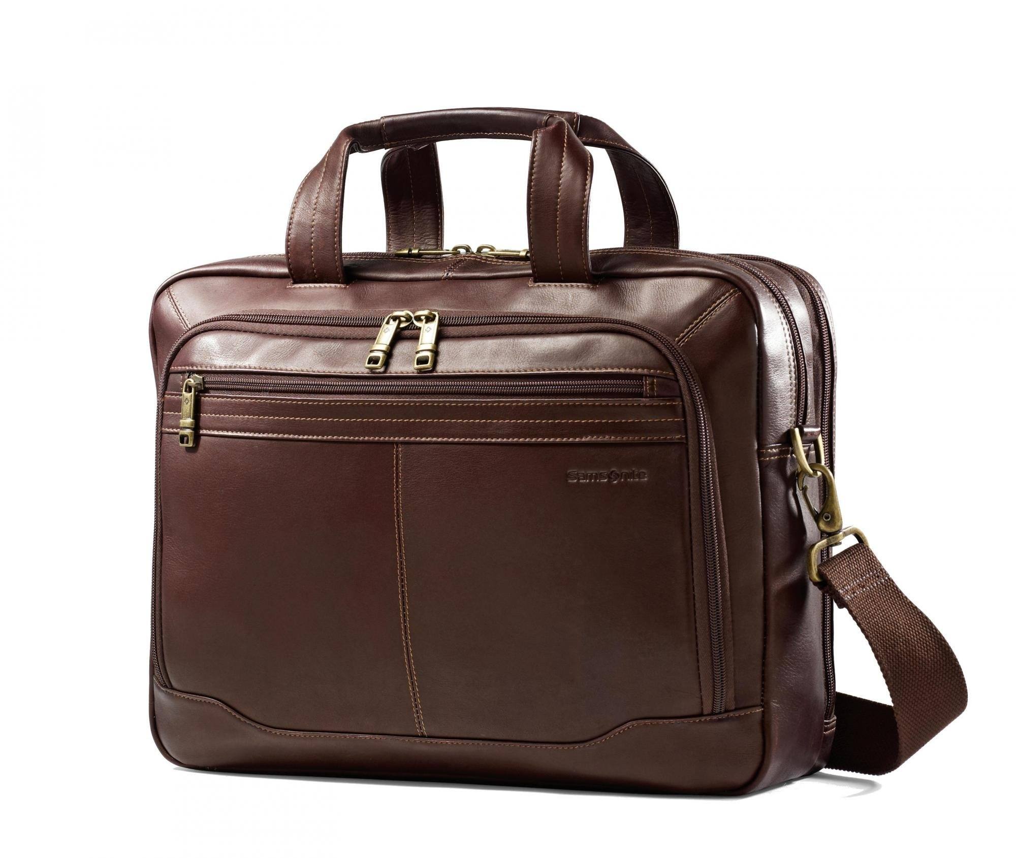 Samsonite Durham Colombian Leather Toploader Brown – Luggage Online